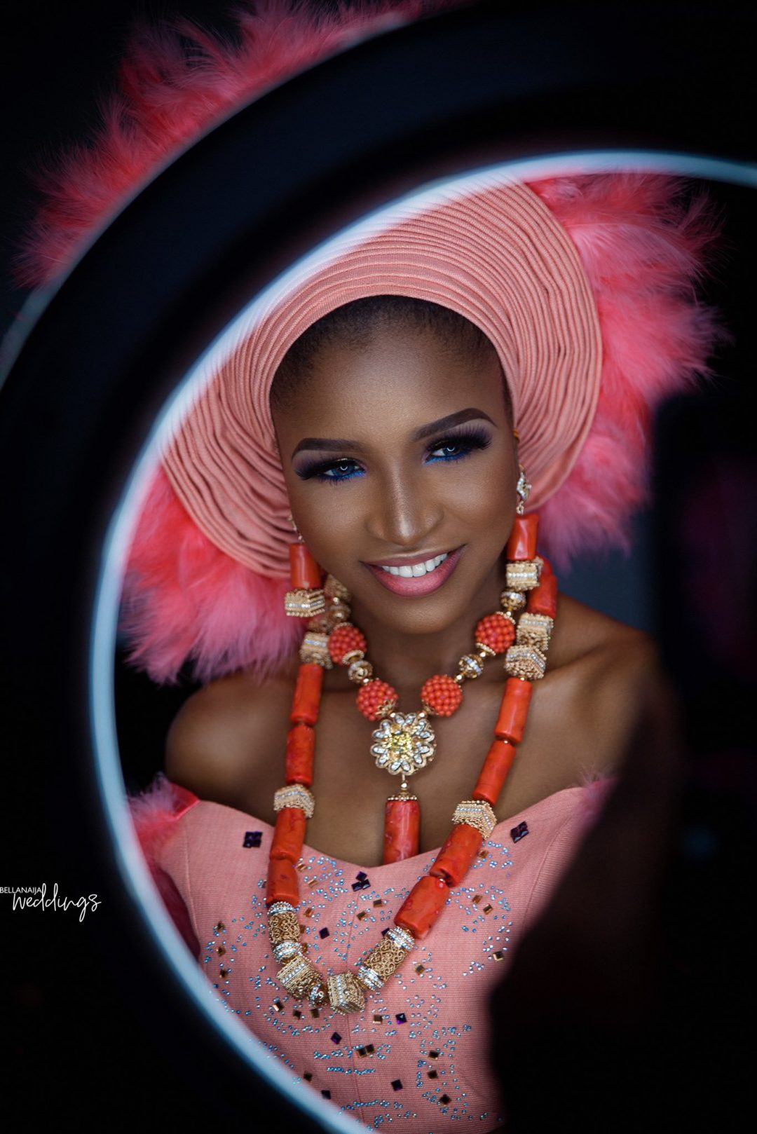 Gele with Feathers Inspo for the Super-Stylish Bride