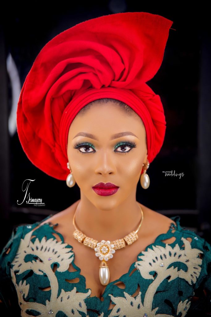 Get Slay Ready with This Red Gele Style | BellaNaija Weddings