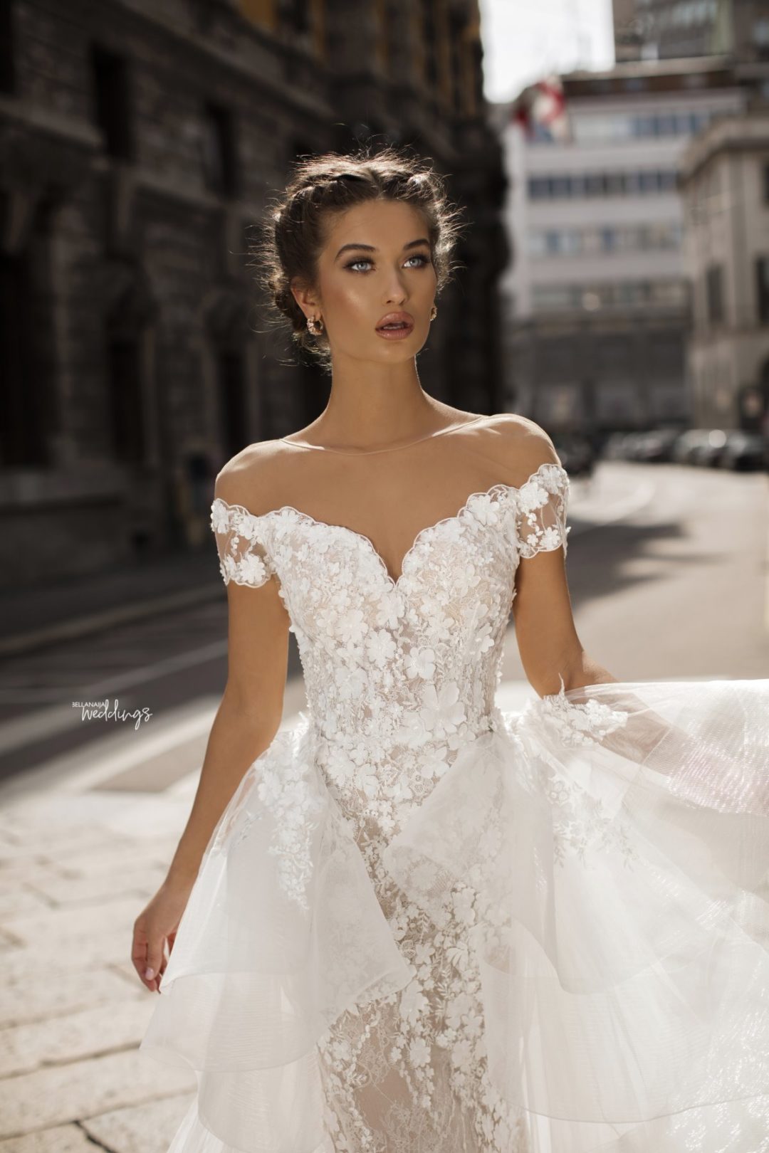 The White Collection by Tarik Ediz will Give you that Chic Bridal Look ...