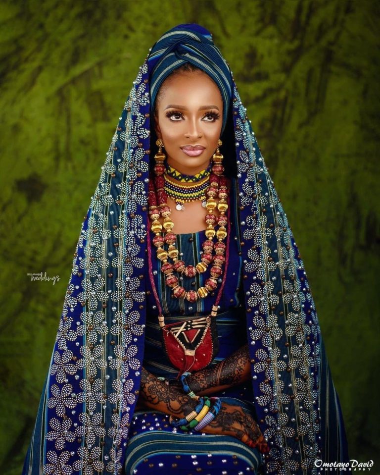 We can't Get Enough of the Work of Art on this Fulani Bridal Inspo