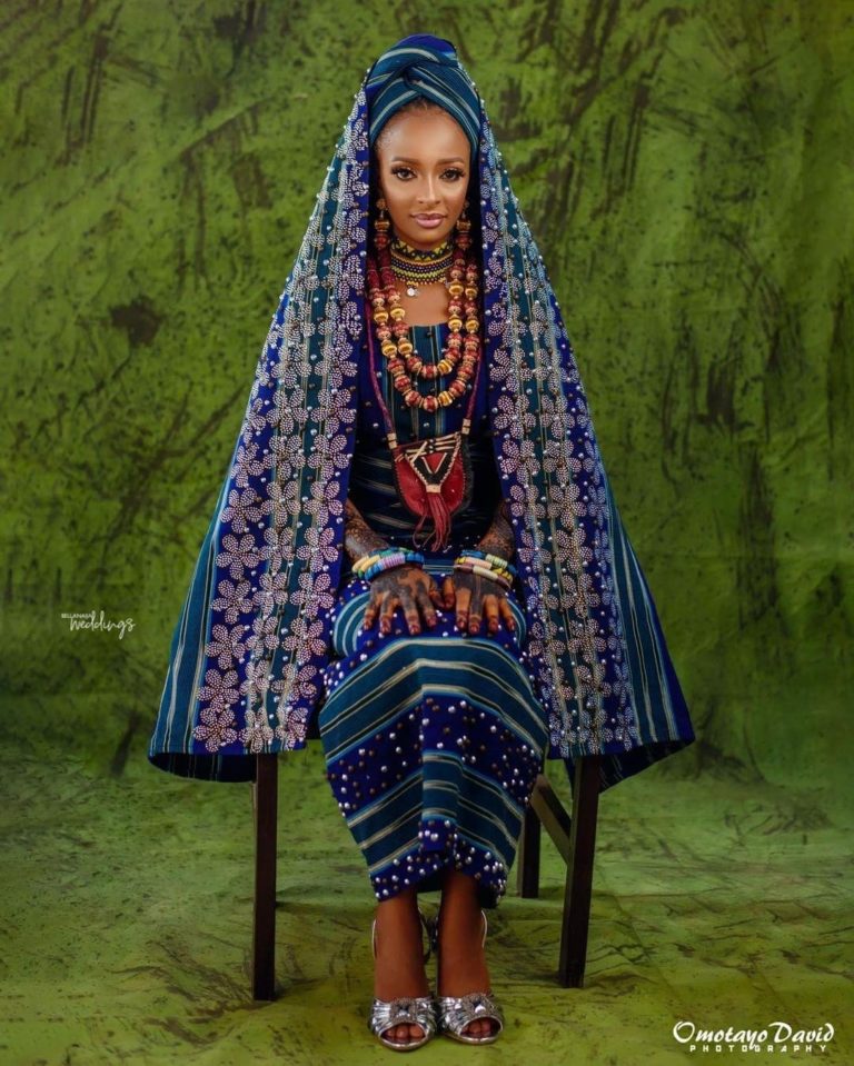 We can't Get Enough of the Work of Art on this Fulani Bridal Inspo