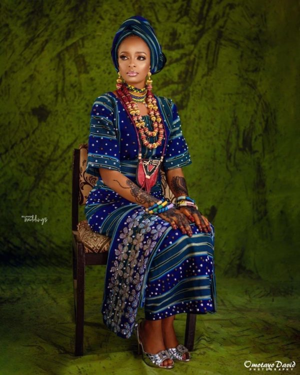We can't Get Enough of the Work of Art on this Fulani Bridal Inspo
