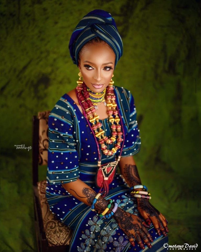 We can't Get Enough of the Work of Art on this Fulani Bridal Inspo