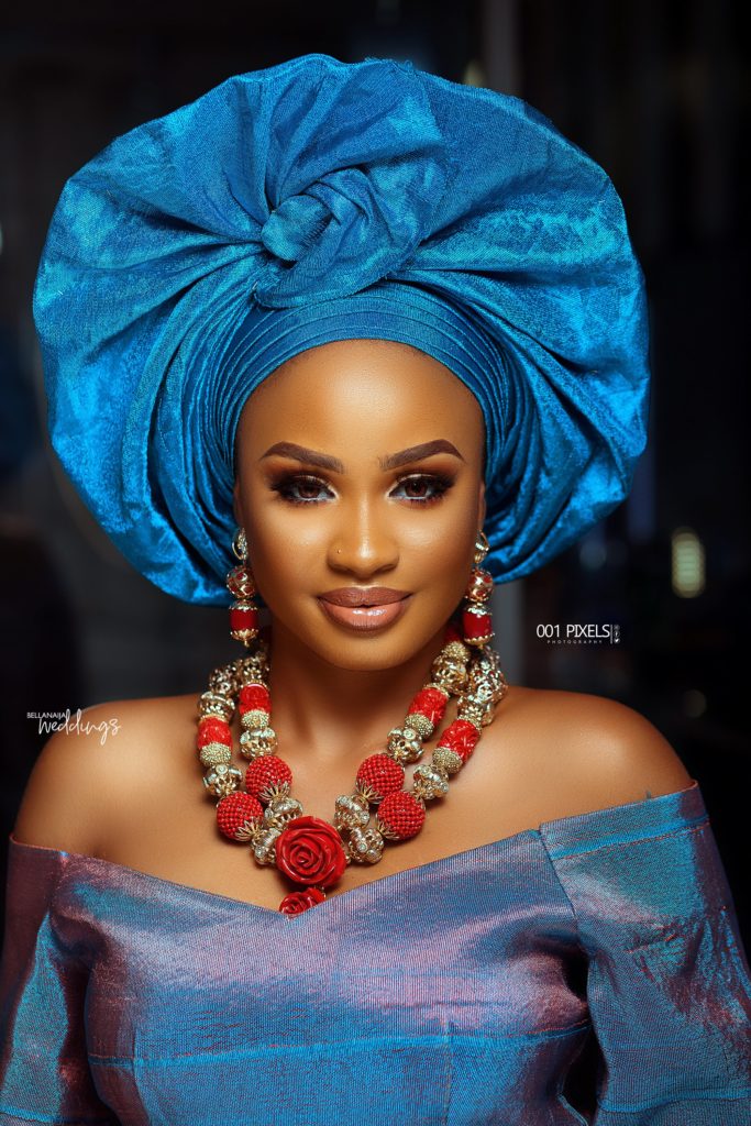 Put Some Extra Spice on your Gele Game with this Look