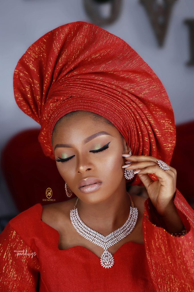 This One-sided Gele Should be Your Next Owanbe Style