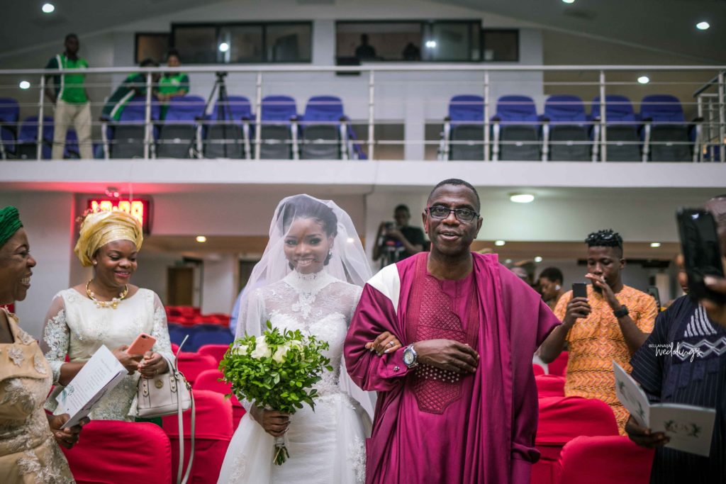Akah Nnani & Claire Idera's White Wedding will Leave you Lovestruck