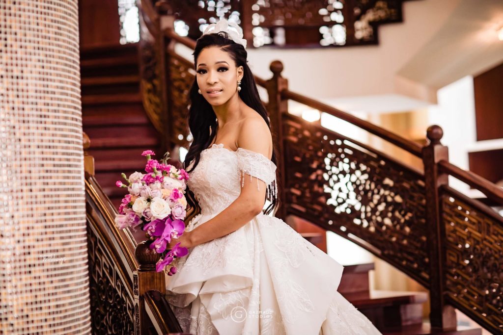 Gloria and Princewill's White Wedding Came with all the Beauty & Sauce