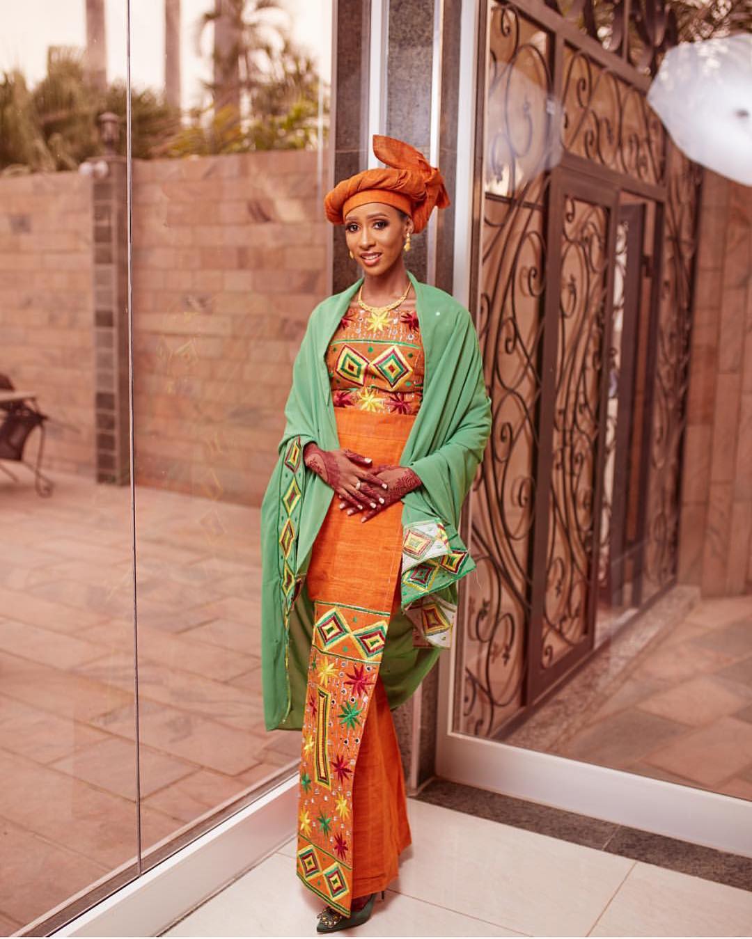 Iman was Such a Beauty in her Traditional Saki Outfit!