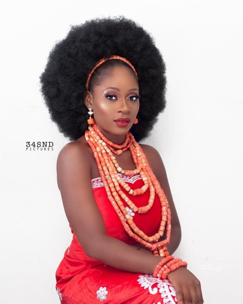 We've Got an Edo Beauty Look with an Afro Twist for You Today