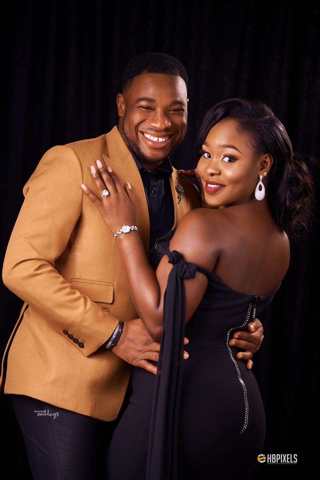 Even in the Banking Hall, Love Happens... See #theEKWedding Couple