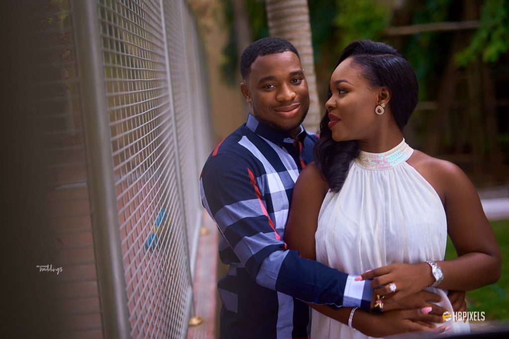 Even in the Banking Hall, Love Happens... See #theEKWedding Couple