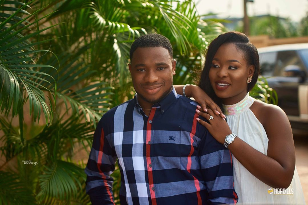 Even in the Banking Hall, Love Happens... See #theEKWedding Couple