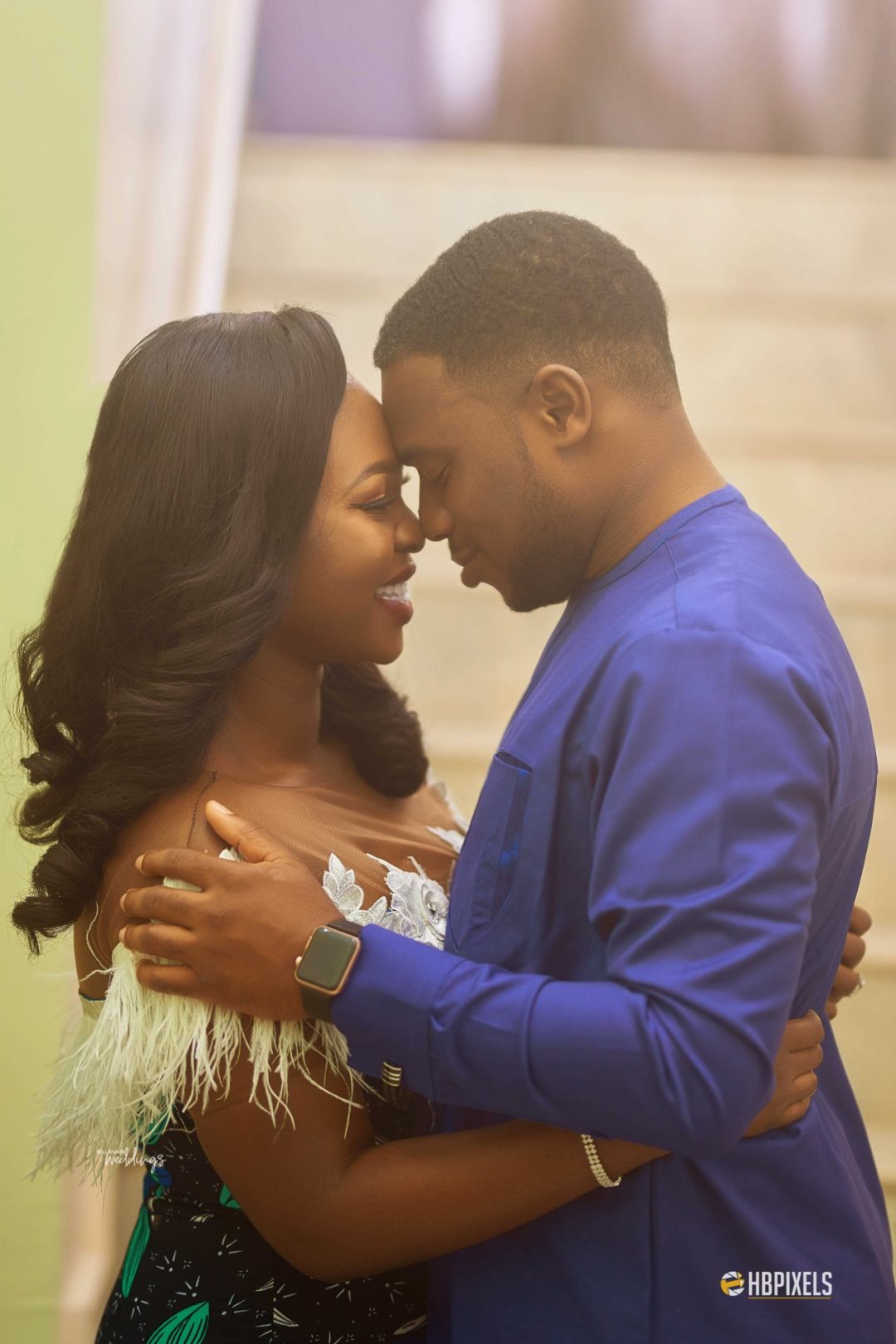 Even in the Banking Hall, Love Happens... See #theEKWedding Couple