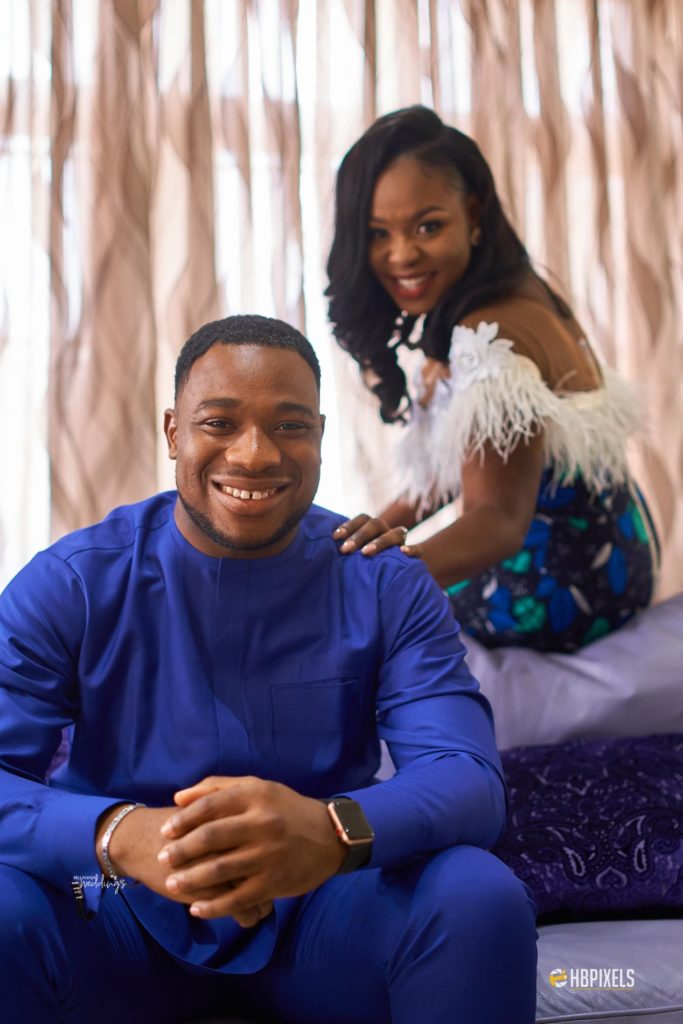 Even in the Banking Hall, Love Happens... See #theEKWedding Couple