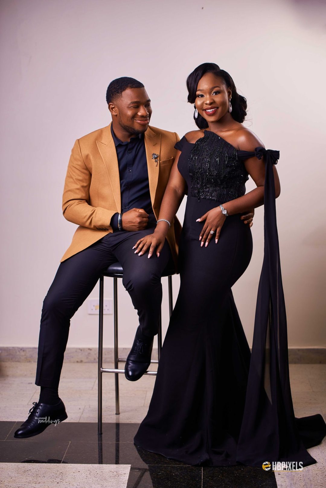 Even in the Banking Hall, Love Happens... See #theEKWedding Couple