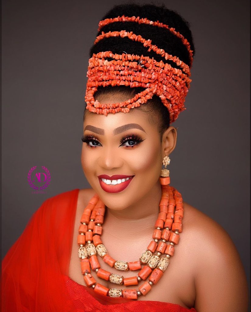 Here's how to Rock a Red on Red Igbo Traditional Beauty Look