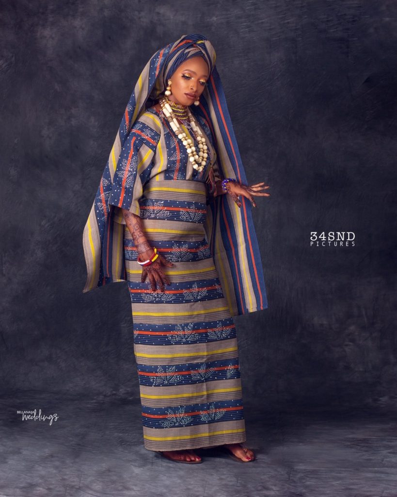 This Fulani Bridal Beauty Look is the right Serve of Culture for Today
