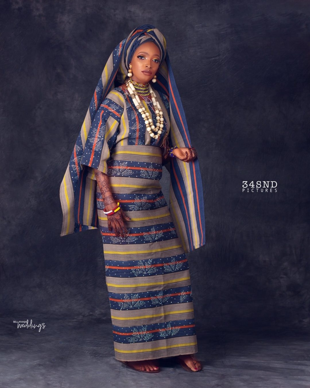This Fulani Bridal Beauty Look is the right Serve of Culture for Today