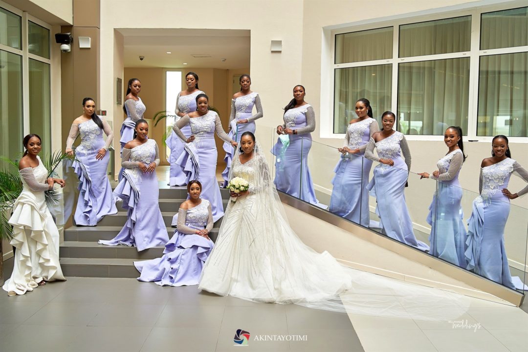 Simi Was Beyond Breathtaking in her 5 Wedding Outfits