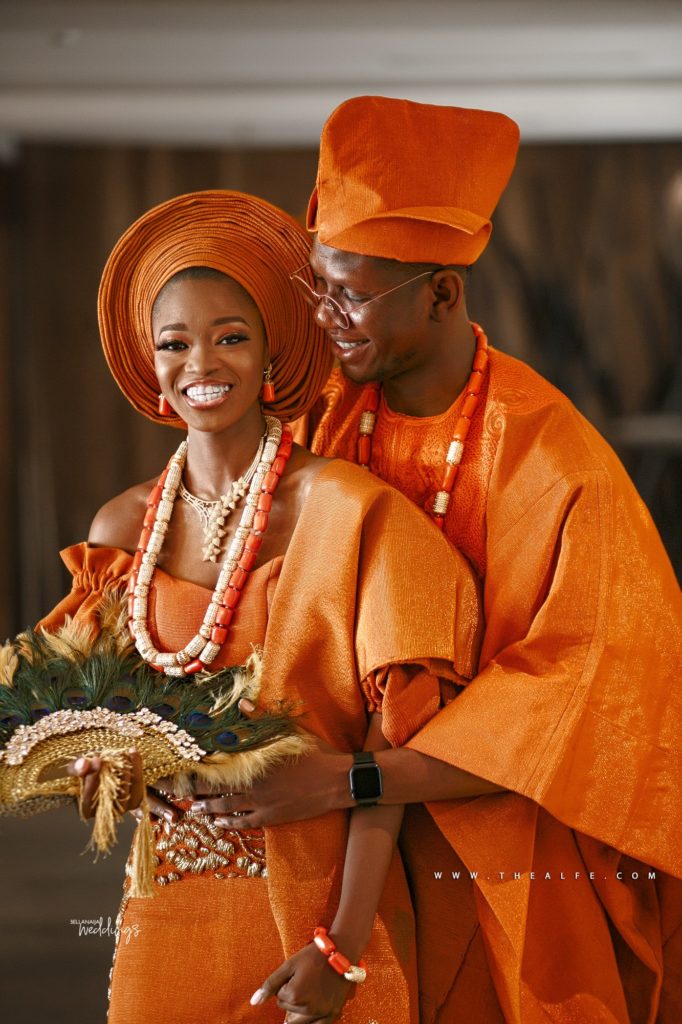 Sola & Sunkanmi Brought all the Heat to Their Traditional Engagement