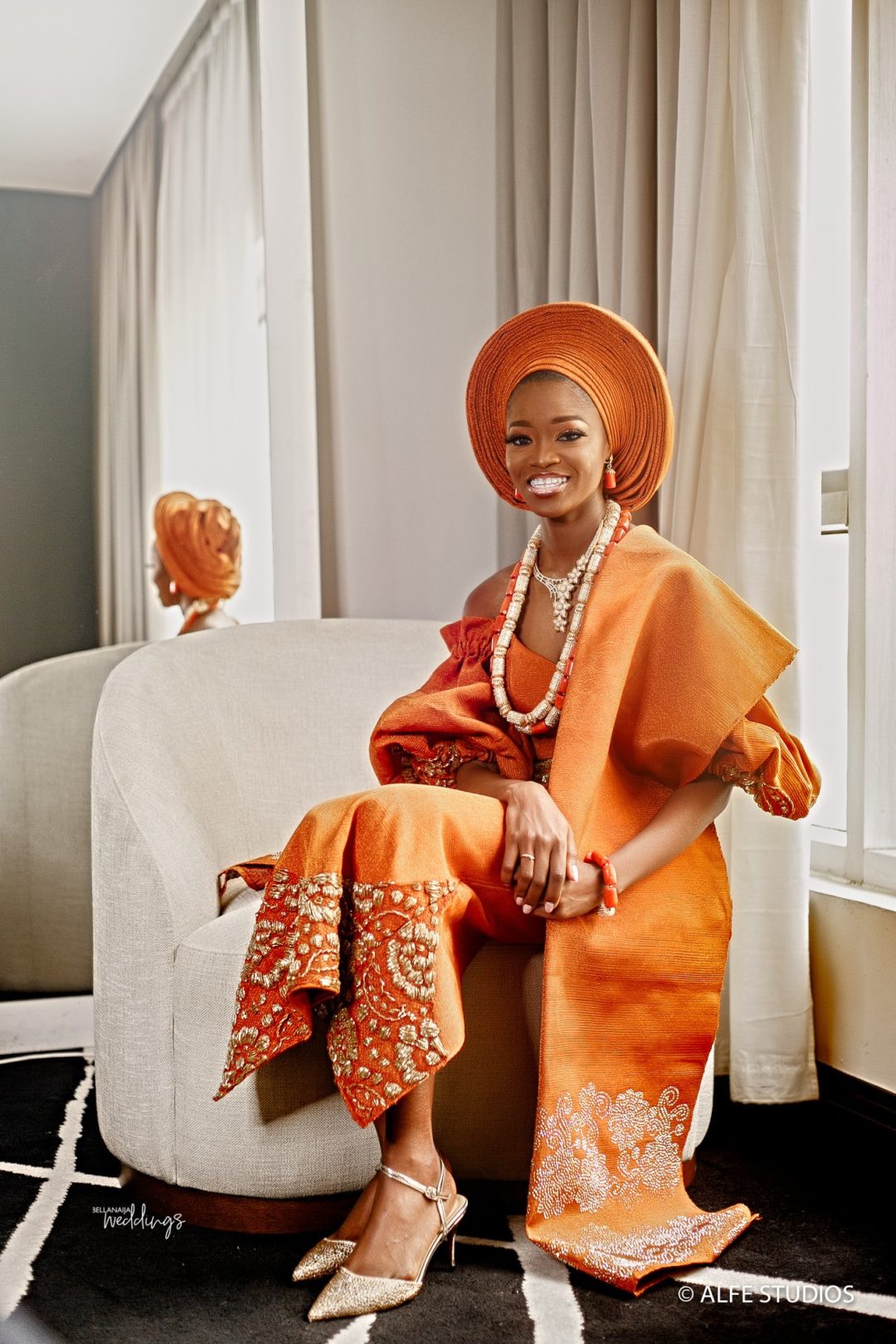 Sola & Sunkanmi Brought all the Heat to Their Traditional Engagement