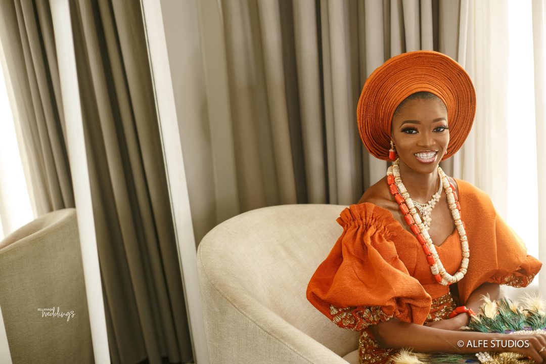Sola & Sunkanmi Brought all the Heat to Their Traditional Engagement