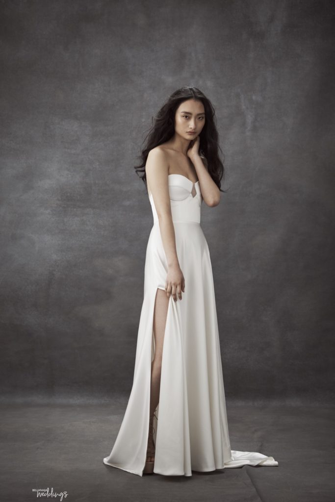 The Dan Jones 2020 Collection is for the Classic Minimalist Bride