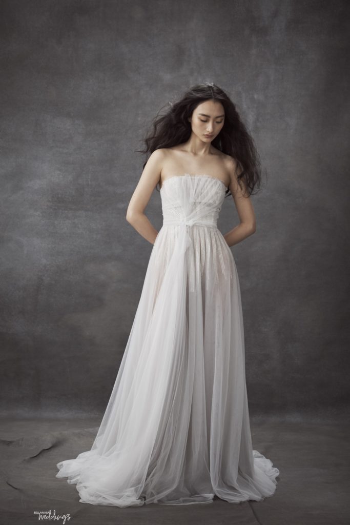 The Dan Jones 2020 Collection is for the Classic Minimalist Bride