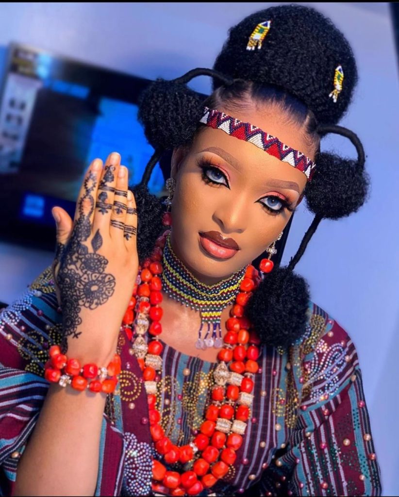 Todays Beauty Look Is For The Fulani Bride Bringing Her Slay Game