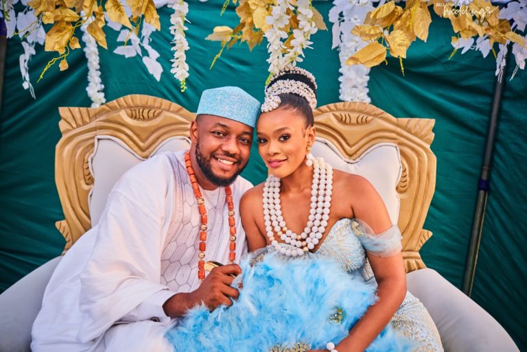 Chidera & Obi's Traditional Wedding in Owerri Was The Definition of LIT