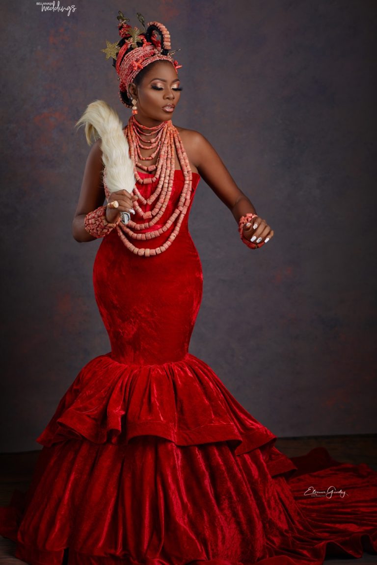 This Edo Beauty Look is All the SAUCE you Need on your Big Day