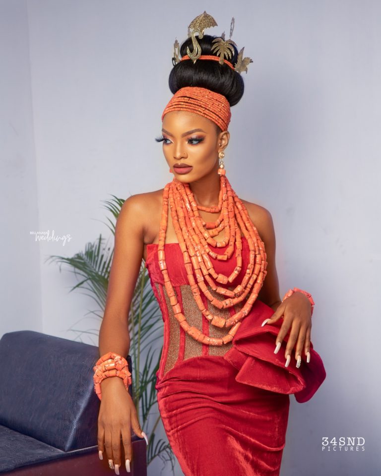 This Edo Bridal Beauty Inspo will Leave You Wanting More