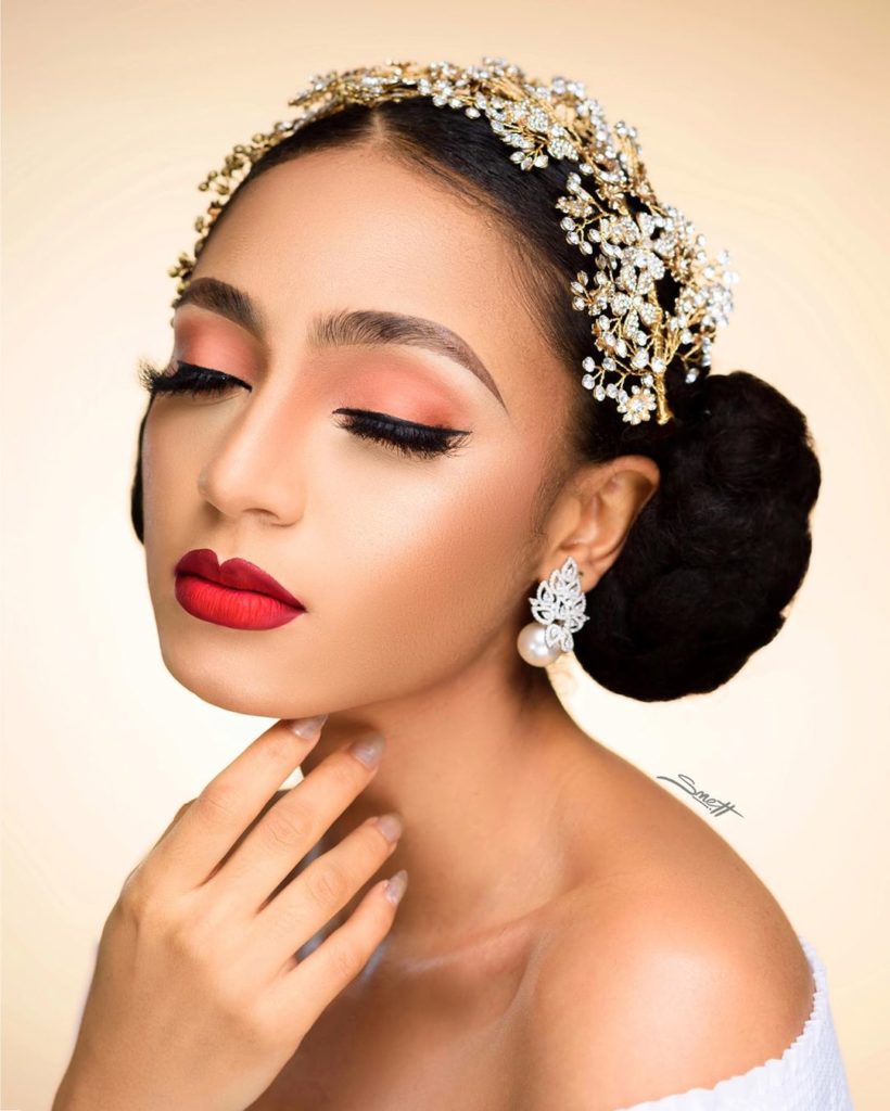 This Bold Red Lip is Just the Pop of Colour Your Bridal Glam Needs
