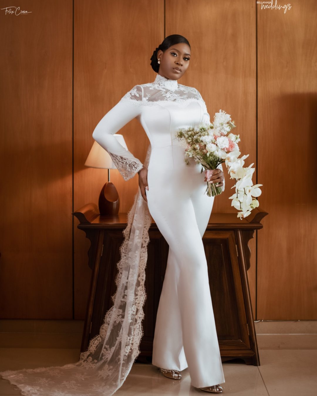 Stephanie Was Simply Ravishing in all Her 5 Chic Looks For Her Wedding