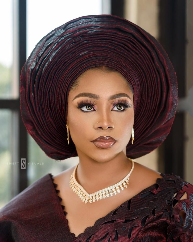 Rock Your Big Day In Class With this Yoruba Traditional Bridal Beauty Look