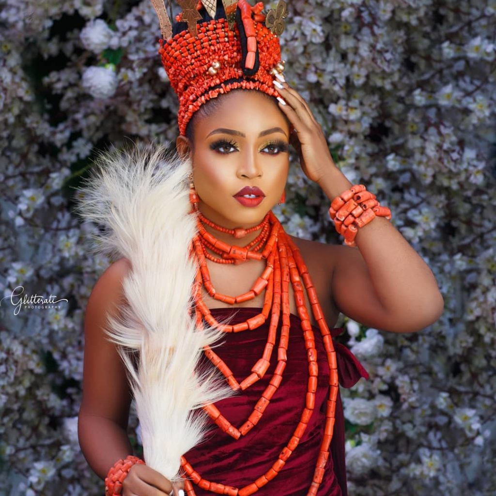 It's The Fierceness of This Edo Bridal Beauty Look For Us!