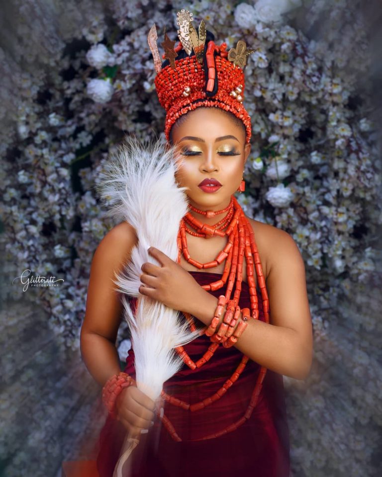 It's The Fierceness of This Edo Bridal Beauty Look For Us!