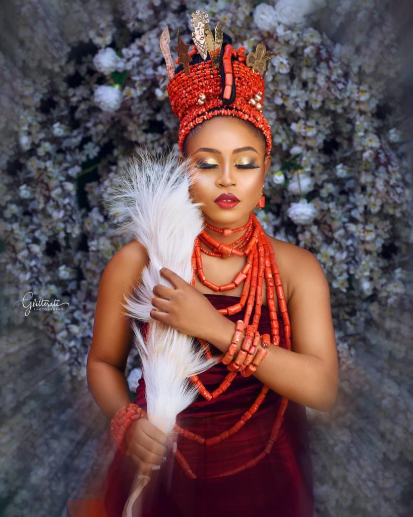 It's The Fierceness of This Edo Bridal Beauty Look For Us!