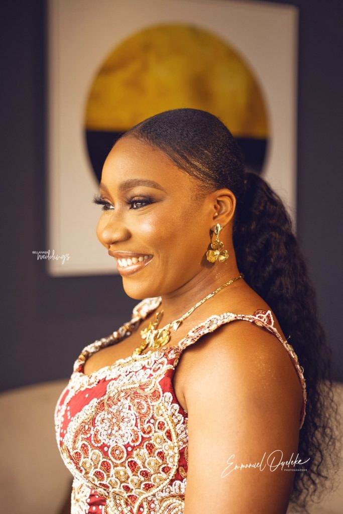 Modupe & Ademola's Traditional Engagement Was A Burst of Colour