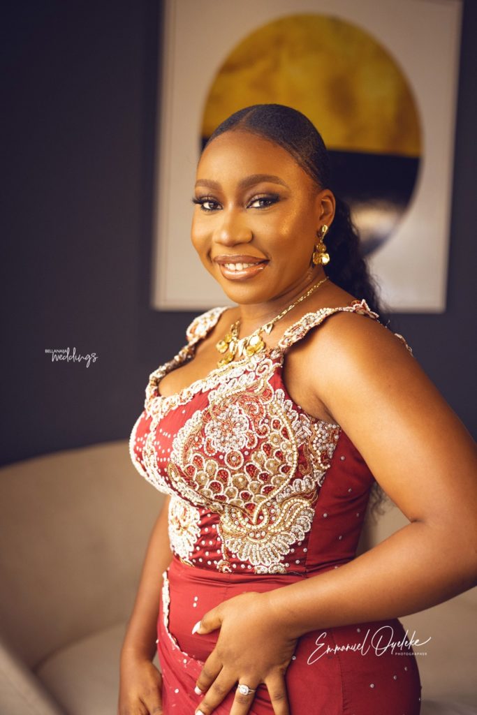 Modupe & Ademola's Traditional Engagement Was A Burst of Colour