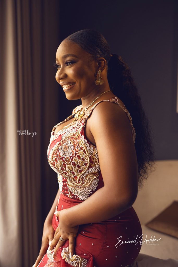 Modupe & Ademola's Traditional Engagement Was A Burst of Colour