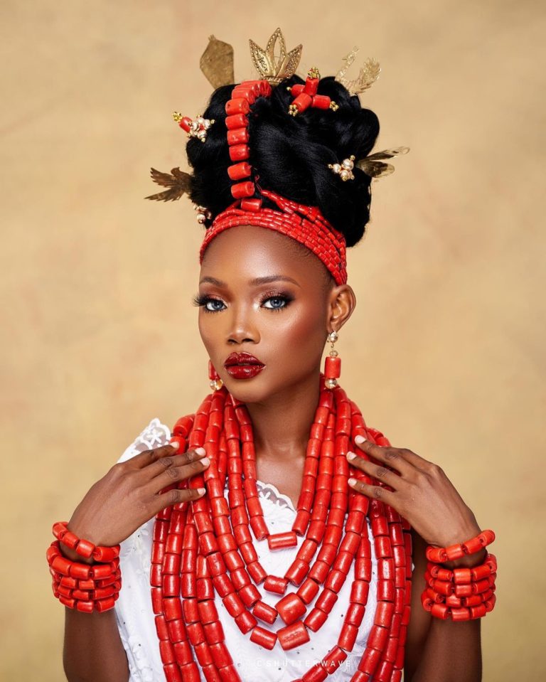 Stun On Your Traditional Wedding With This Regal Edo Beauty Look