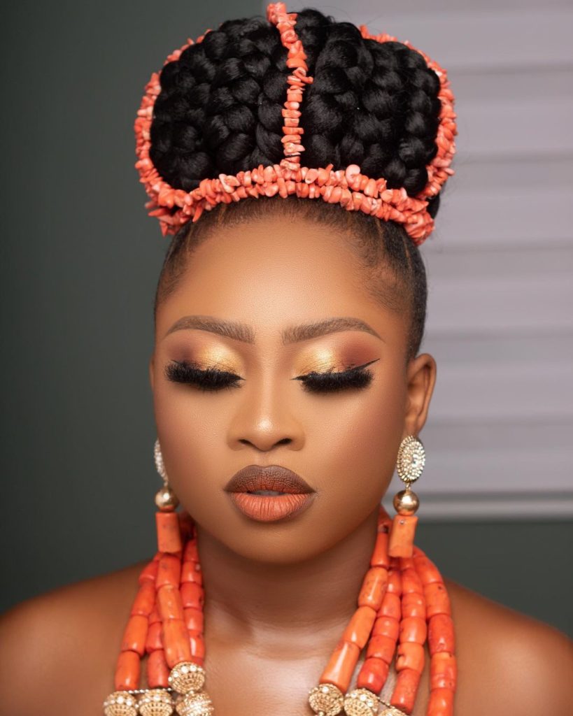 Take a Win For the Culture In This Igbo Traditional Bridal Beauty Look