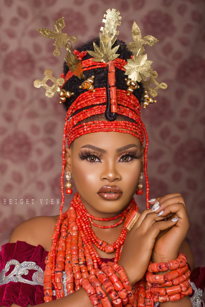 Pin This Confident & Fierce Look For Your Edo Traditional Wedding