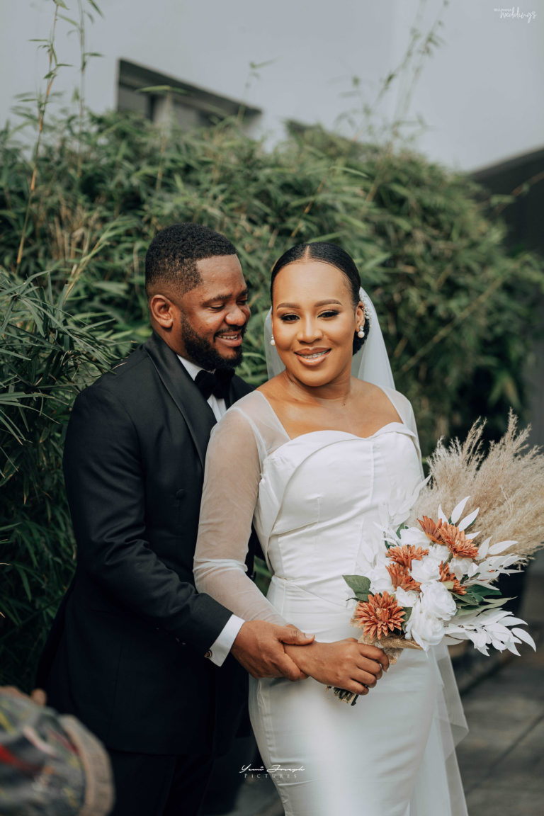 Start Your Week on a Great Note With Chidinma & Nonso's White Wedding