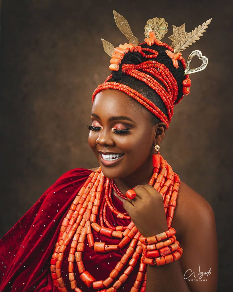 Want to Keep it Simple? This Edo Bridal Beauty Look will Show You How