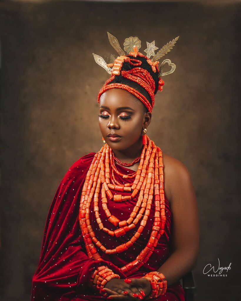 Want to Keep it Simple? This Edo Bridal Beauty Look will Show You How