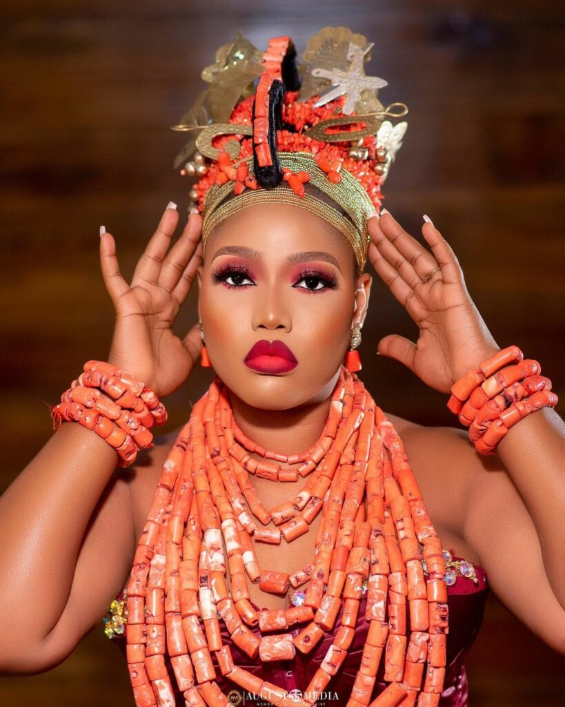 This Edo Bridal Beauty Look Speaks Elegance & Style