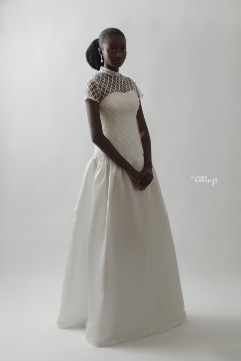 The Simply Collection by Nina Kwande is a Classic for the Minimalist Bride