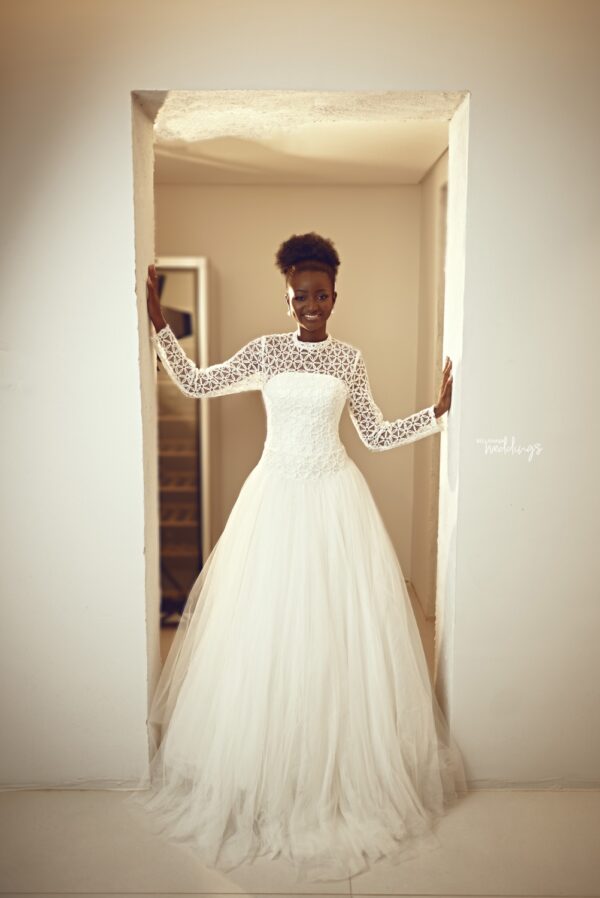 The Simply Collection by Nina Kwande is a Classic for the Minimalist Bride